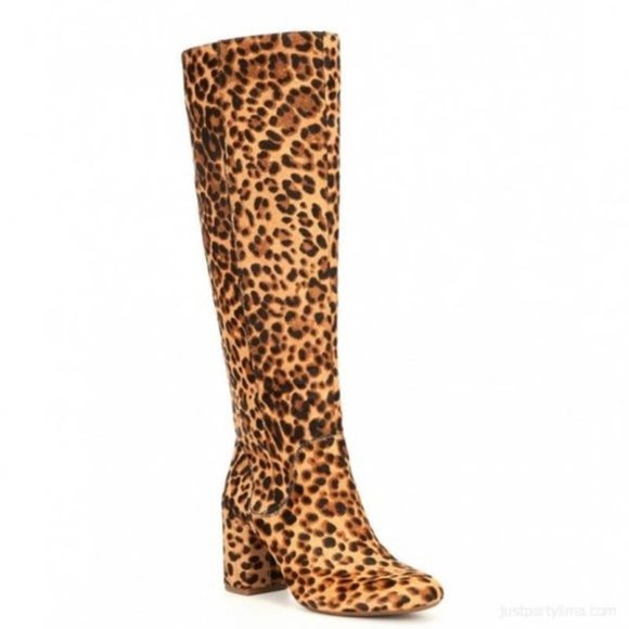 Gianni Bini | Shoes | Gianni Bini Women Leopard Print Knee Boots | Poshmark